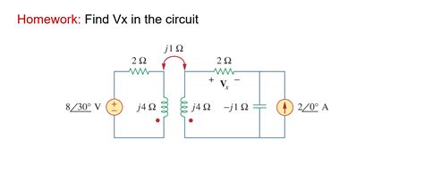Solved Homework Find Vx In The Circuit Chegg