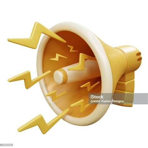 3d 메가폰 스피커 또는 확성기 불혼 확성기 승진 발표 참여 공석 및 발표를 위한 번개가 있는 확성기 3d 렌더링 3차원 형태에 대한 스톡 사진 및 기타 이미지 Istock