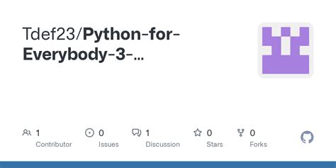 Github Tdef23python For Everybody 3 Assignment Solutions