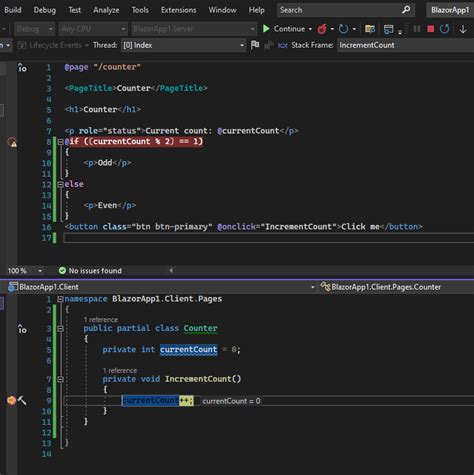 Breakpoint Is Not Hit In Razor Page Of Blazor Webassembly Project If