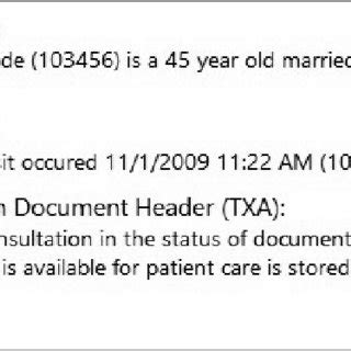 HL 7 Message Description Download Scientific Diagram
