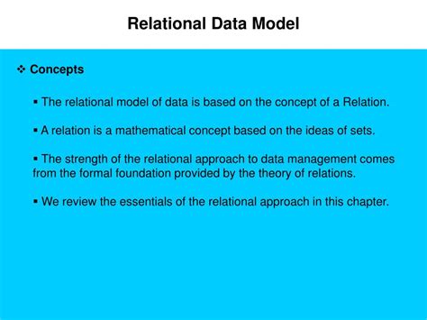 PPT Basic Concepts Of Relational Database PowerPoint Presentation Free Download ID
