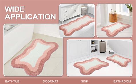 Haocoo Bathroom Runner Rugs 18x47 Inch Non Slip Long