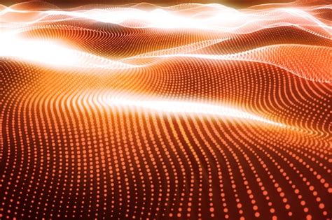 Premium Photo 3d Rendering Abstract Polygonal Wave Background With
