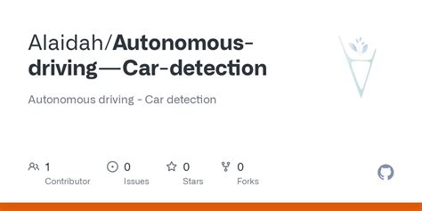 Github Alaidah Autonomous Driving Car Detection Autonomous Driving Car Detection