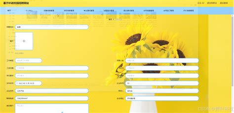 Java计算机毕业设计基于bs的校园招聘网站（开题程序论文） Csdn博客