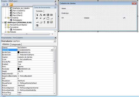Cadastro Excel Vba Formulário Inserir E Limpar Automaticamente