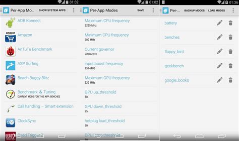 Per App Modes Lets You Control The Cpu Usage For Each App Android