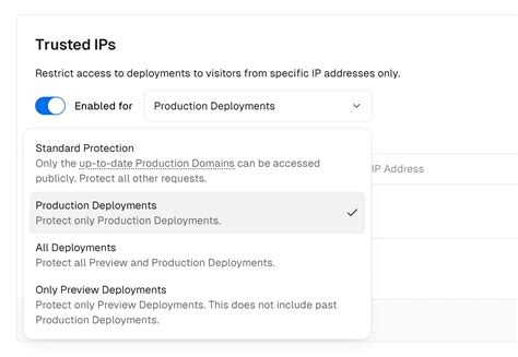 Deployment Protection On Vercel