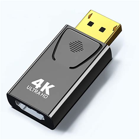 Jp Displayport To Hdmi 変換アダプタ 4k 30hz Dp Hdmi変換アダプター4k 金メッキコ ネクタ Dp（ オス） To Hdmi メス