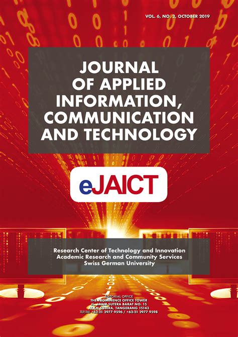 Journal Of Applied Information Communication And Technology