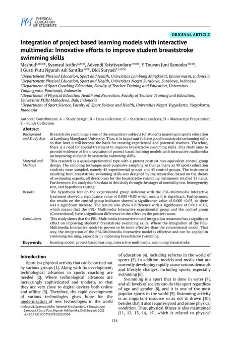 Pdf Integration Of Project Based Learning Models With Interactive