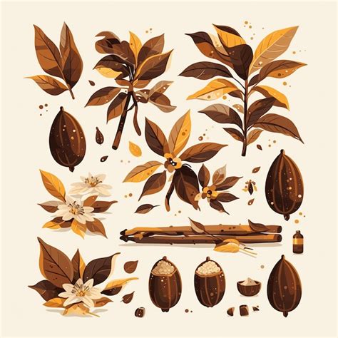 Premium Vector Malaysian Cocoa Patterns With Traditional Elements