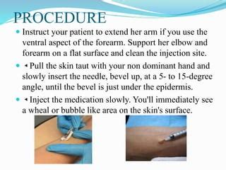 Intradermal Injectionpptx