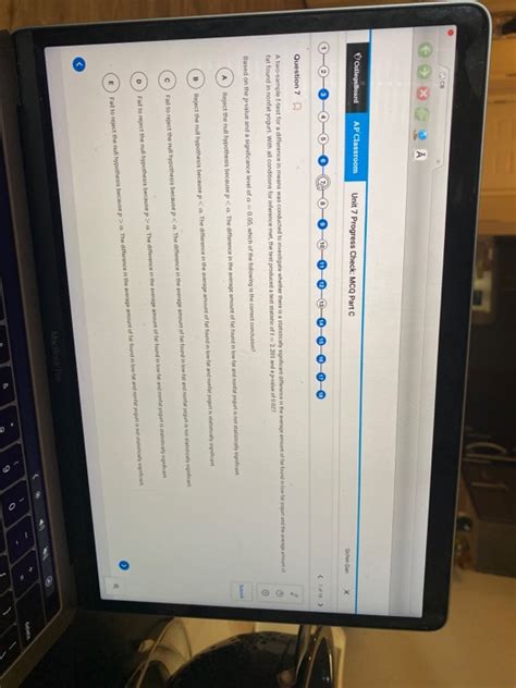 Solved А се College Board Ap Classroom Unit 7 Progress