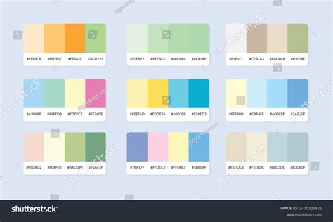 Pantone Colour Palette Catalog Samples Color Stock Vector Royalty Free 2470232625 Shutterstock