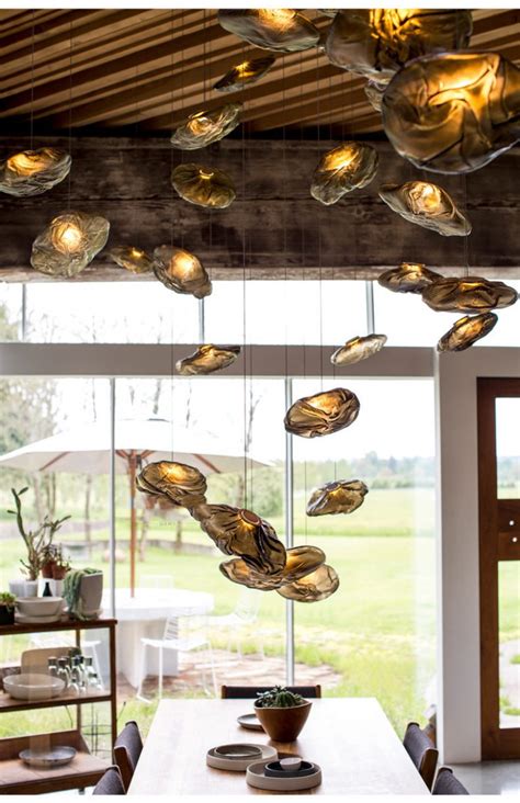 Lynley Contemporary Glass Cloud Pendant Light Light Atelier