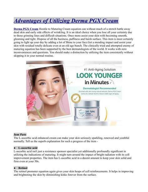 Ppt Official Derma Pgx Cream Shark Tank Truth Powerpoint Presentation Id 11785669