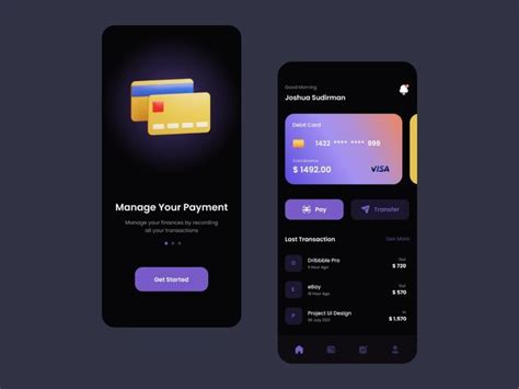 Payment App Darkmode