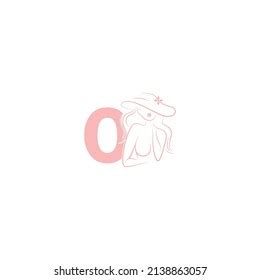 Sexy Woman Illustration Design Letter O Stock Vector Royalty Free Shutterstock