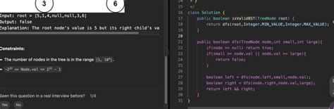 Binary Search Tree Problem Isvalidbst Rleetcode