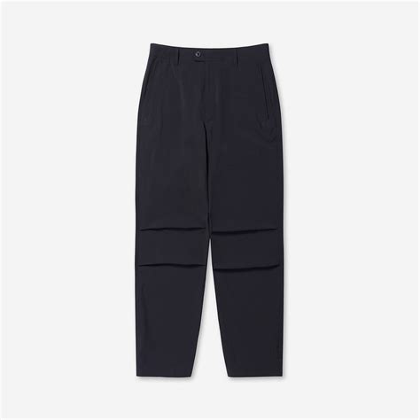 시리즈 와이드 점퍼 셋업 파라슈트 팬츠 블랙 Series Kream