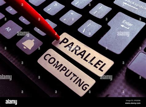 Text Caption Presenting Parallel Computing Word Written On