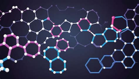 Premium Photo Molecular Matrix Abstract Background With Molecular