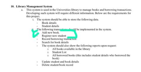 solved 10 library management system a this system is used