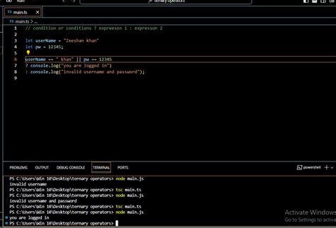 Embracing Ternary Operators In Typescript Zeeshan Khan Posted On The