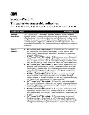 Technical Data Sheets Industrial Adhesives And Tapes 3M Indonesia