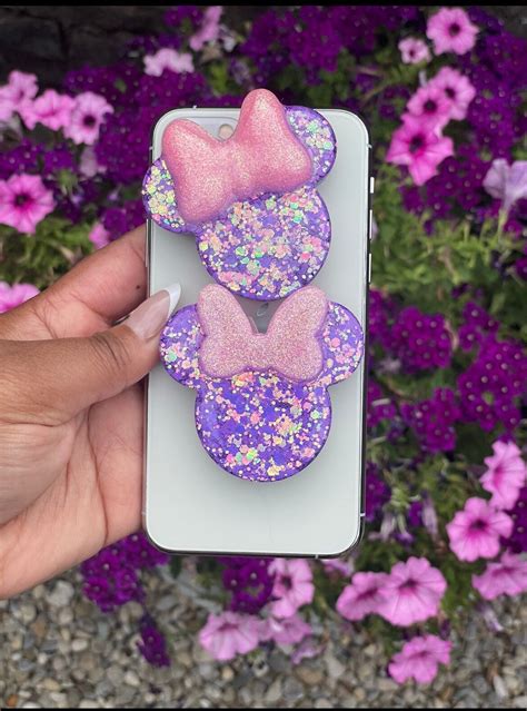 Rapunzel Popsocket Pink Purple Tangled Popsockets Retractable Badge