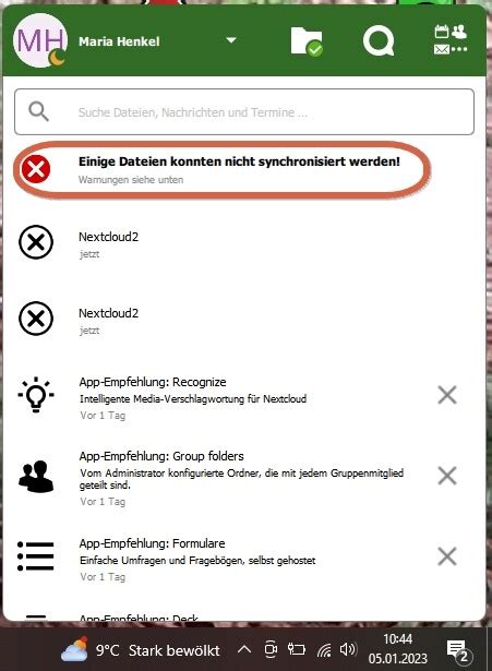 Cant Show Remote Folders With Windows Client 📱 Desktop And Mobile Clients Nextcloud Community