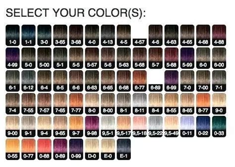 Igora 9081 Schwarzkopf Hair Color Schwarzkopf Hair Color Chart