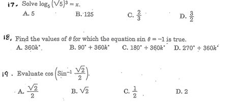solved f7 solve log5 5 3 x a 5 b 125 c 32 d 23 18 find