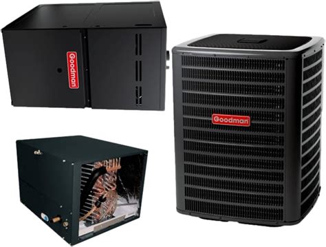 Goodman 2 Ton 172 Seer2 Horizontal Ac System With 80 Afue