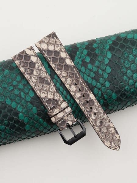 Python Leather Watch Straps Handdn Bespoke Watchstraps