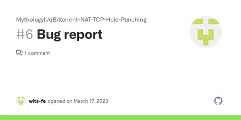 Bug Report Issue Mythologyli Qbittorrent Nat Tcp Hole Punching Github