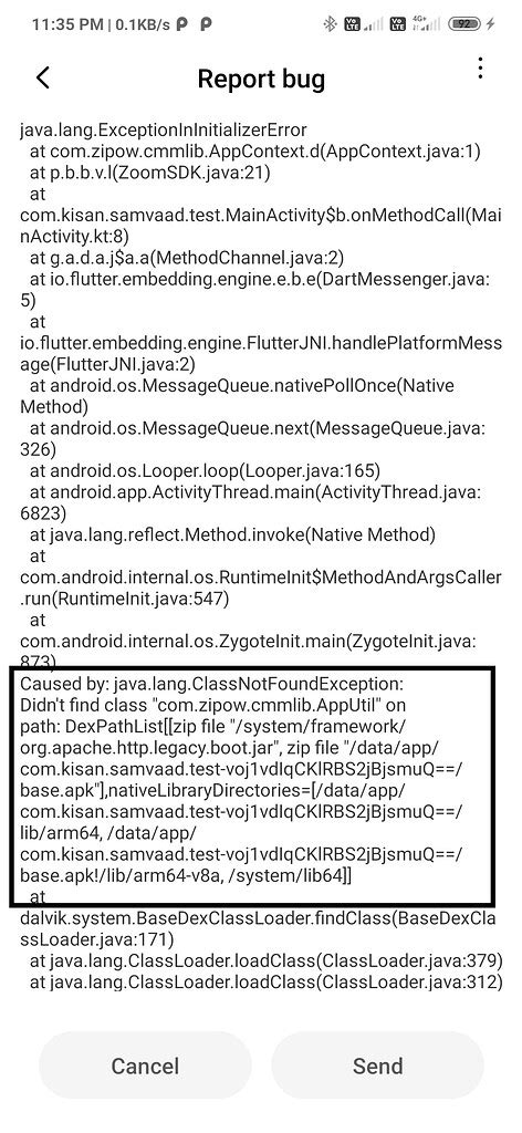 Zoom Sdk Native Integration With Flutter Android Zoom Developer Forum