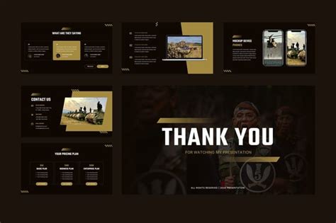 deltaforce military academy powerpoint design template place