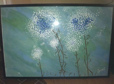 Dandilion Watercolor Painting For Sale