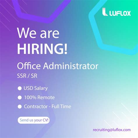 Alexandra Bedoya On Linkedin Luflox Officeadministrator Jobopportunities Hiring