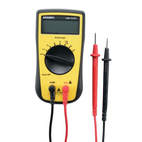 Digital Multimeter 7 Function Acdc Voltage Resistance Continuity Diode Battery Temp Probe Digital Multimeter 7 Function Acdc Voltage Resistance Continuity Diode Battery Temp Probe