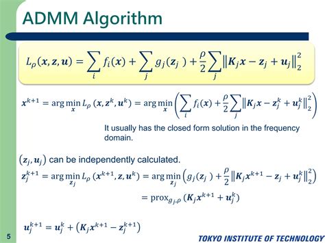 Admm Algorithm In Proximal Pptx Technology And Computing