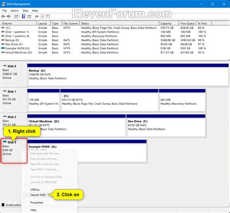 Mount Or Unmount Vhd And Vhdx File As Drive In Windows 11 Windows 11