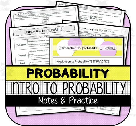 Introduction To Probability Notes And Practice By Teach Simple