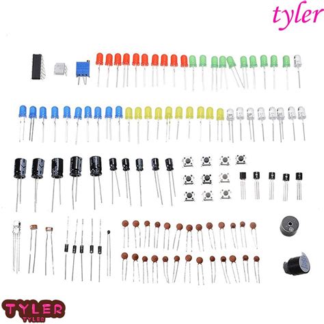 TYLER Electronics Components Kit Compatile Components Raspberry Pi For Arduino MEGA2560 Resistor