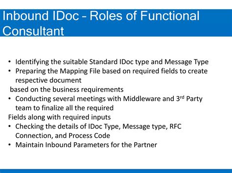 sap inbound idoc pptx operating systems computer software and