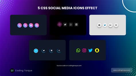 5 Social Media Icons Effect Using Css Piyush Patil Medium