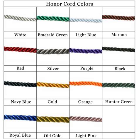 Double Honor Cords Double Graduation Cords